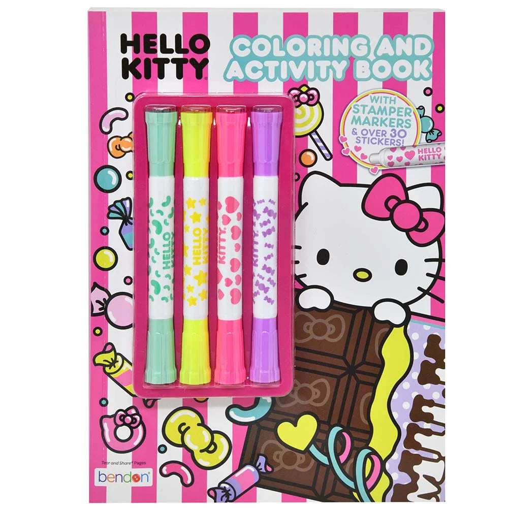 Hello Kitty Coloring and Activity Book with Markers – MISSARI